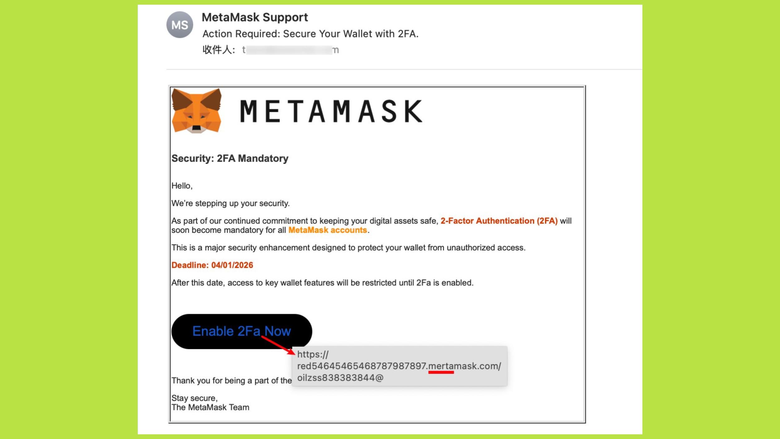 Khi 2FA trở thành cái bẫy: Cách người dùng MetaMask bị đánh lừa